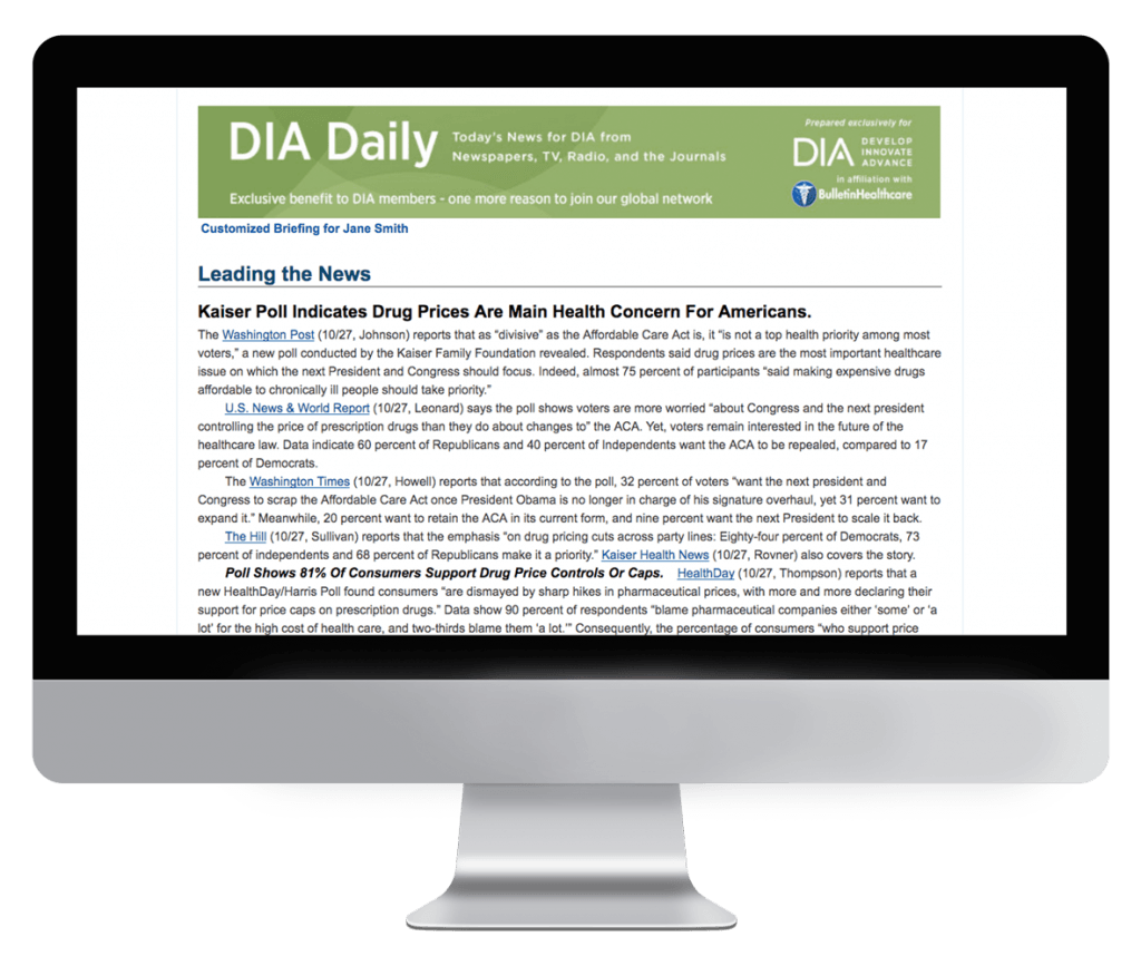 DIA Daily - Bulletin Media